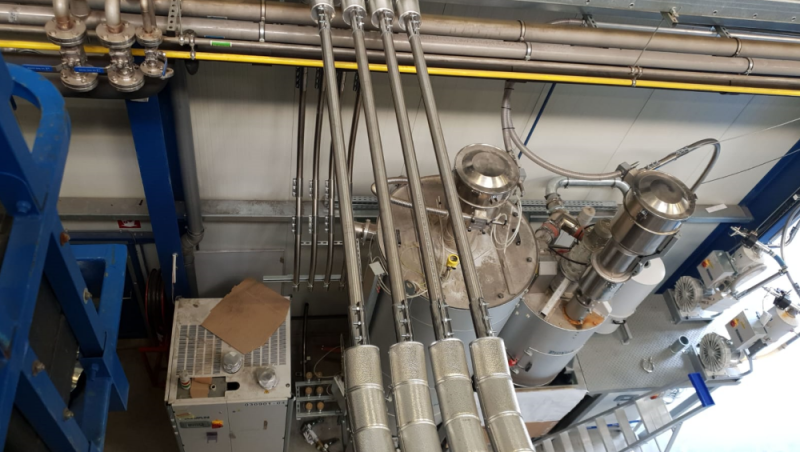 Crystallizer, droger en grondstoftransport voor BCF-extrusielijn | CS ...